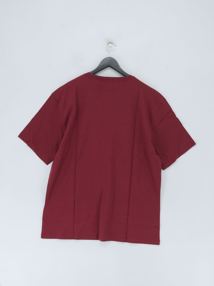 Barbour Men's T-Shirt XXL Red Graphic 100% Cotton Basic New with tags ...