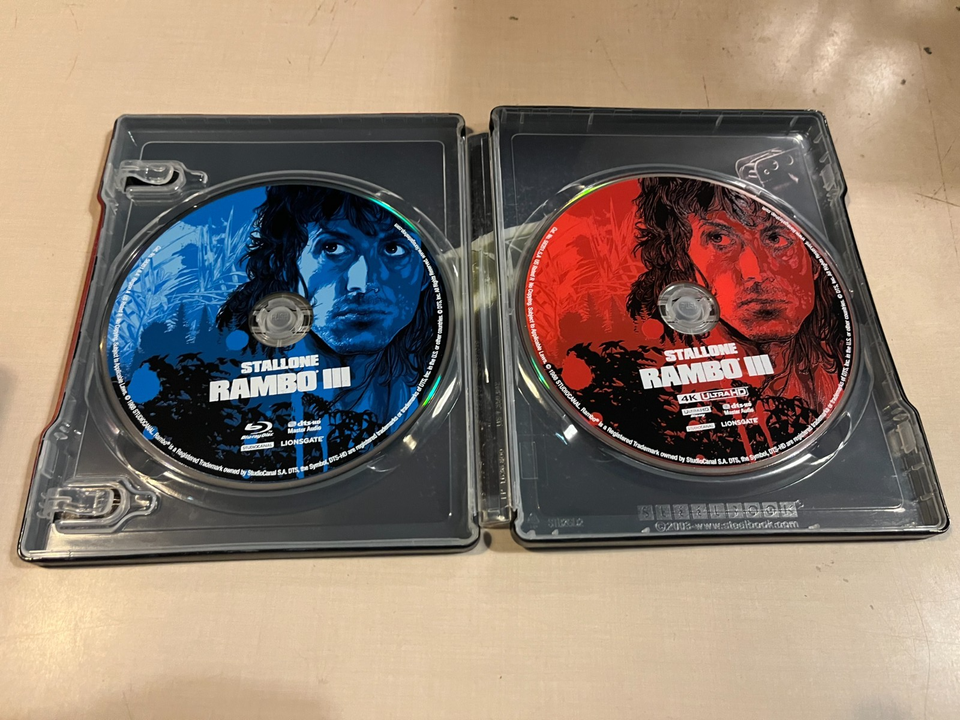 RAMBO The Complete Steelbook Collection 4K/Blu-ray 5-Movie Limited ...