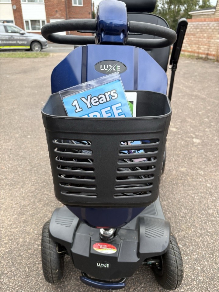 LUXE X500 MIDI SPORT SILVER mobility scooter only 6 months old | eBay UK