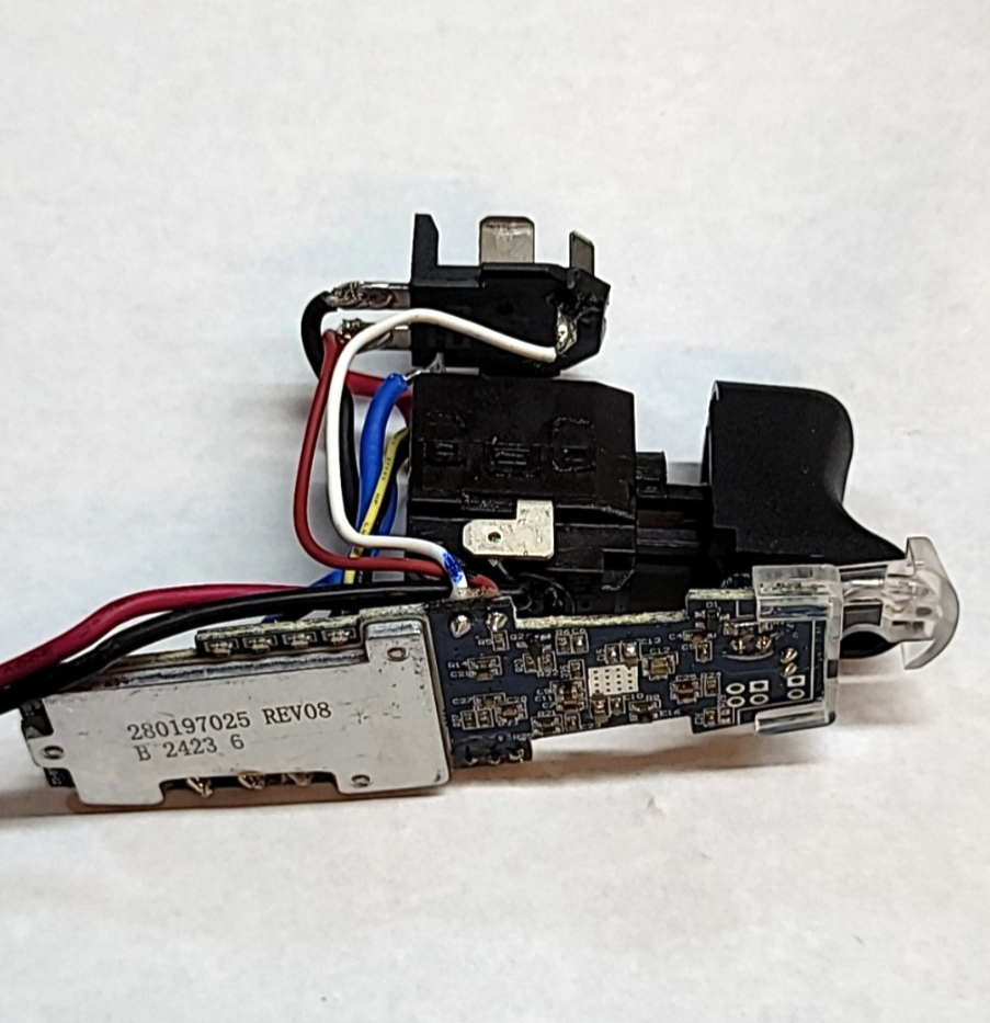 Milwaukee M12 Drill Parts - Trigger Switch Circuit Board 2406-20 2407 ...
