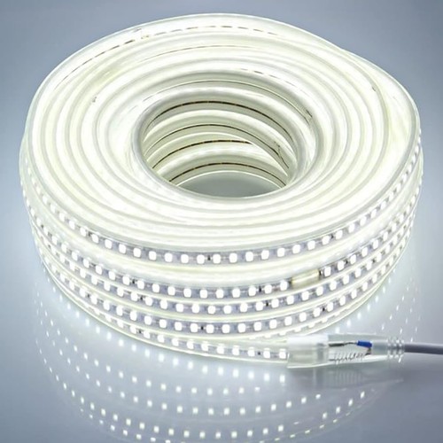 LED Strip Lights 110V, 82.02ft Super Bright Cool White LED Light Strip ...