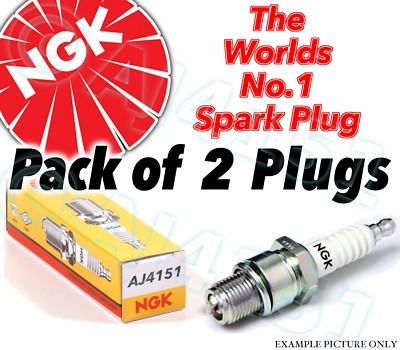 2x NEW NGK Replacement SPARK PLUGS - Part No. LFR6B Stock No 6677 2pk ...