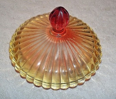 Colored Glass Lid Only Inter LIP 5 3/4" Outer Edge 6 1/2" #33 | eBay