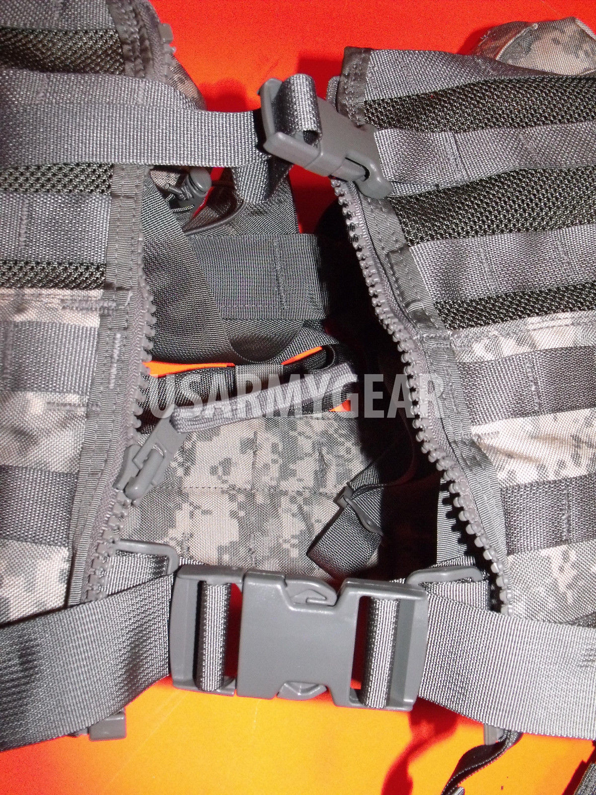 NEW US ARMY ACU MOLLE II FIGHTING LOAD CARRIER VEST +9 P.FLC LBV ...