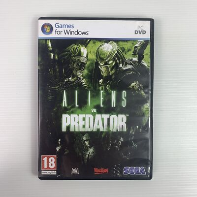 ALIENS VS PREDATOR PC DVD-ROM Action Adventure w/ Manual Game | eBay