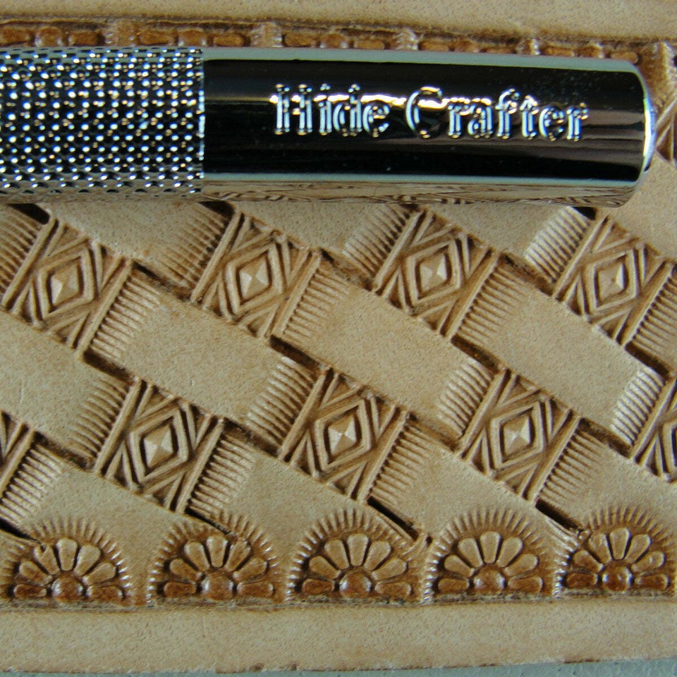 Pro Crafters Series - Diamond Basket Weave Stamp (Leather Stamping Tool ...