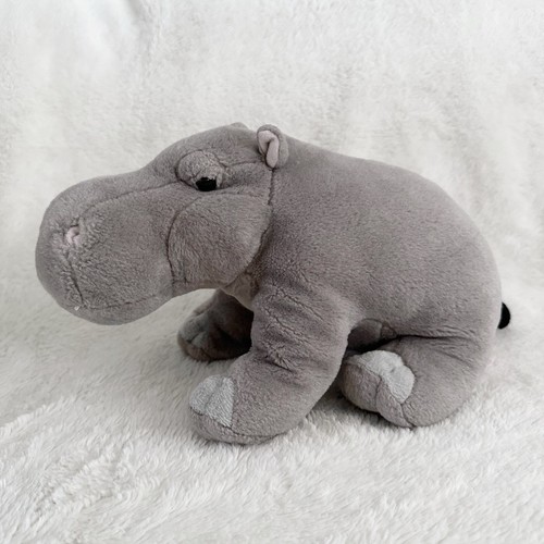 Wild Republic Hippo Plush Stuffed Realistic Grey Hippopotamus 12 ...