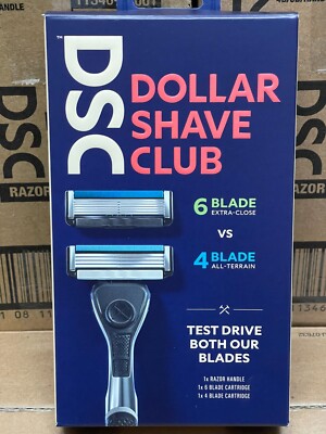 DSC Dollar Shave Club - 6 Blade Extra Close + 4 Blade - Shave Razor ...