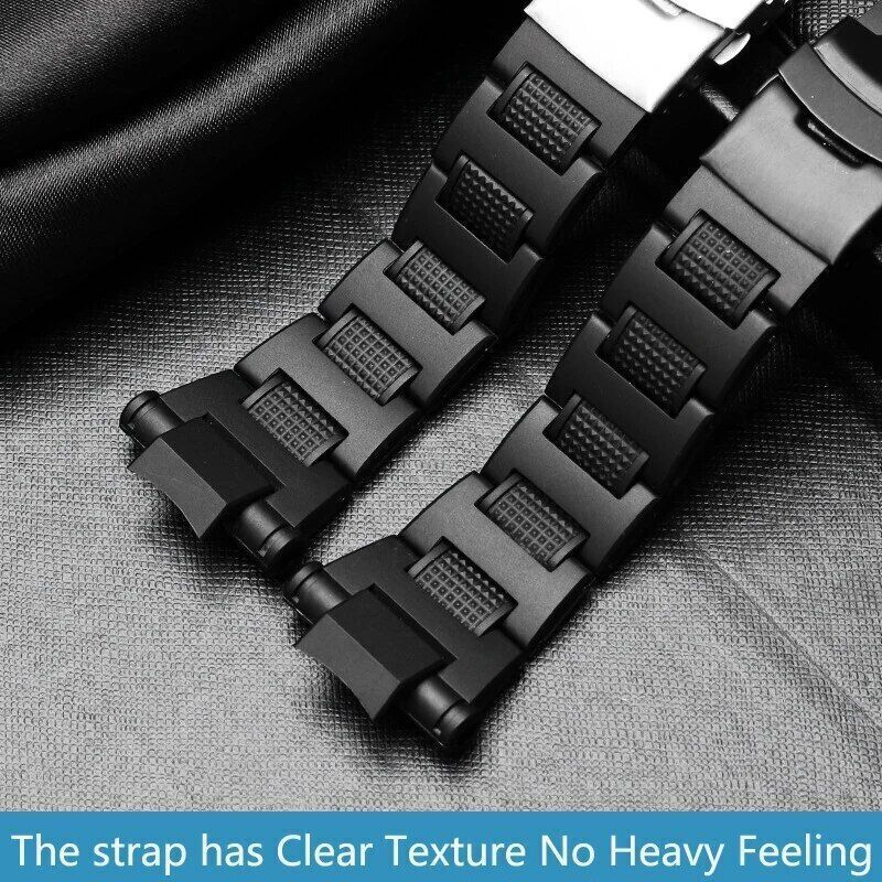 16mm Watch Band For Casio GW-A1000 A1100 G-1400 Bracelet Strap Plastic ...