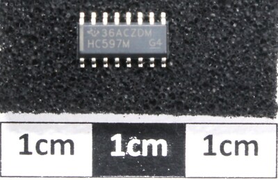 TI 74HC597M 8-Bit Shift Register with Input Storage - SOIC16 | eBay ...