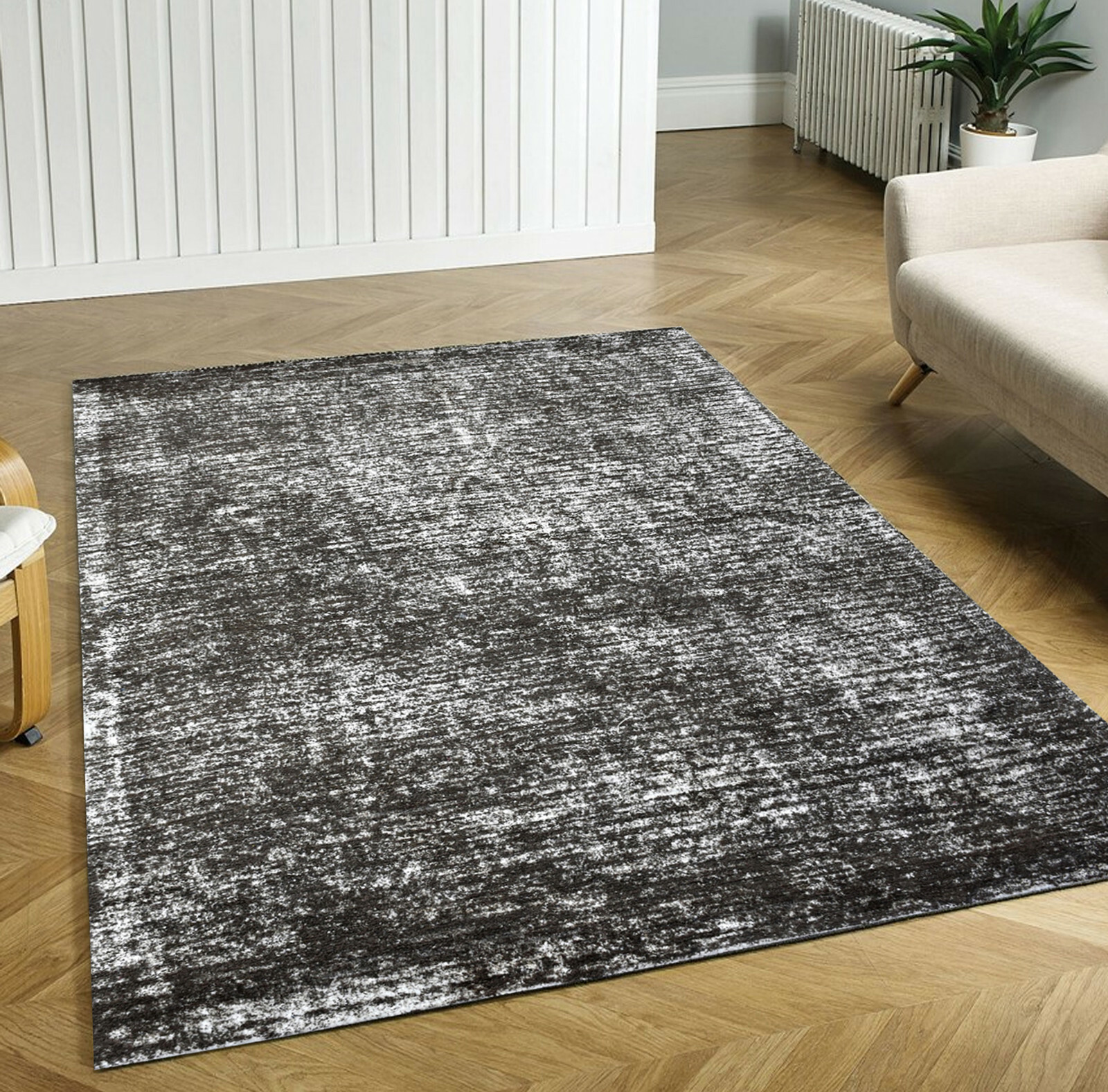 loomBloom Hand Woven Jeanne Line Texture Brown Ombre Shag Area Rug | eBay