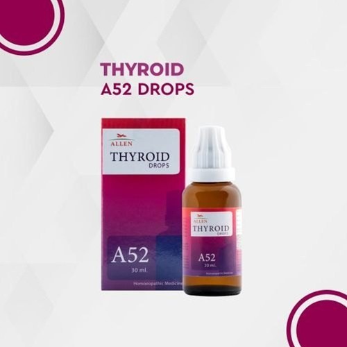 Allen A52 Thyroid Drops (30ml) For Hyperthyroidism, Grave's Disease, Pituitary | eBay