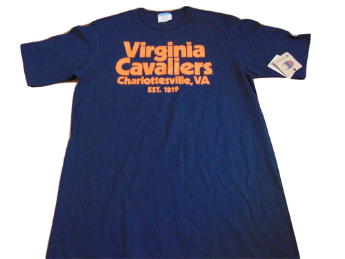 NEW CHAMPION NCAA VIRGINIA CAVALIERS T-SHIRT SIZE L | eBay