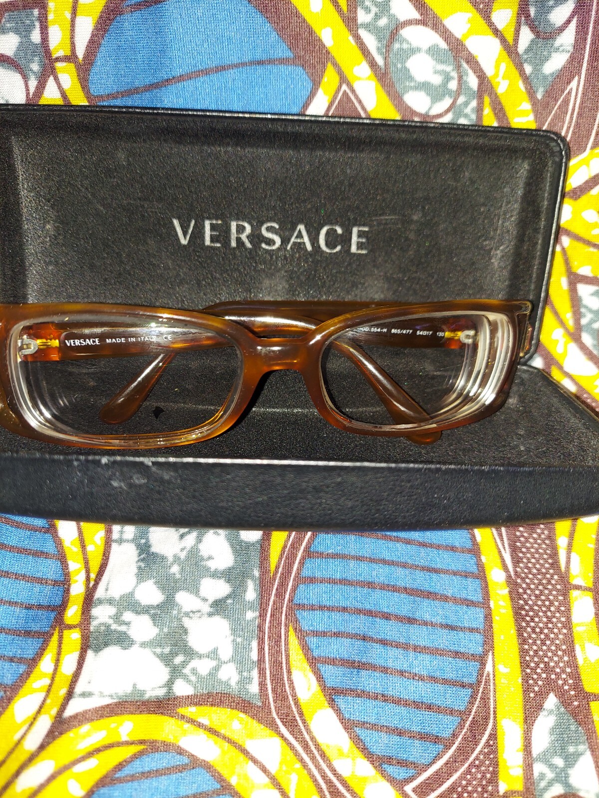 Vintage Versace 1970s? Faux Tortoise Shell glasses Mo… - Gem