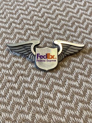 FEDEX EXPRESS WINGS PIN PLASTIC 3 INCHES!!!!!!! | eBay