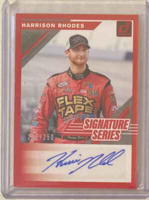 2020 Donruss Racing Harrison Rhodes Auto /250 | eBay