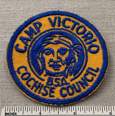 Vintage 1940s CAMP VICTORIO Cochise Council Boy Scout PATCH BSA Arizona ...