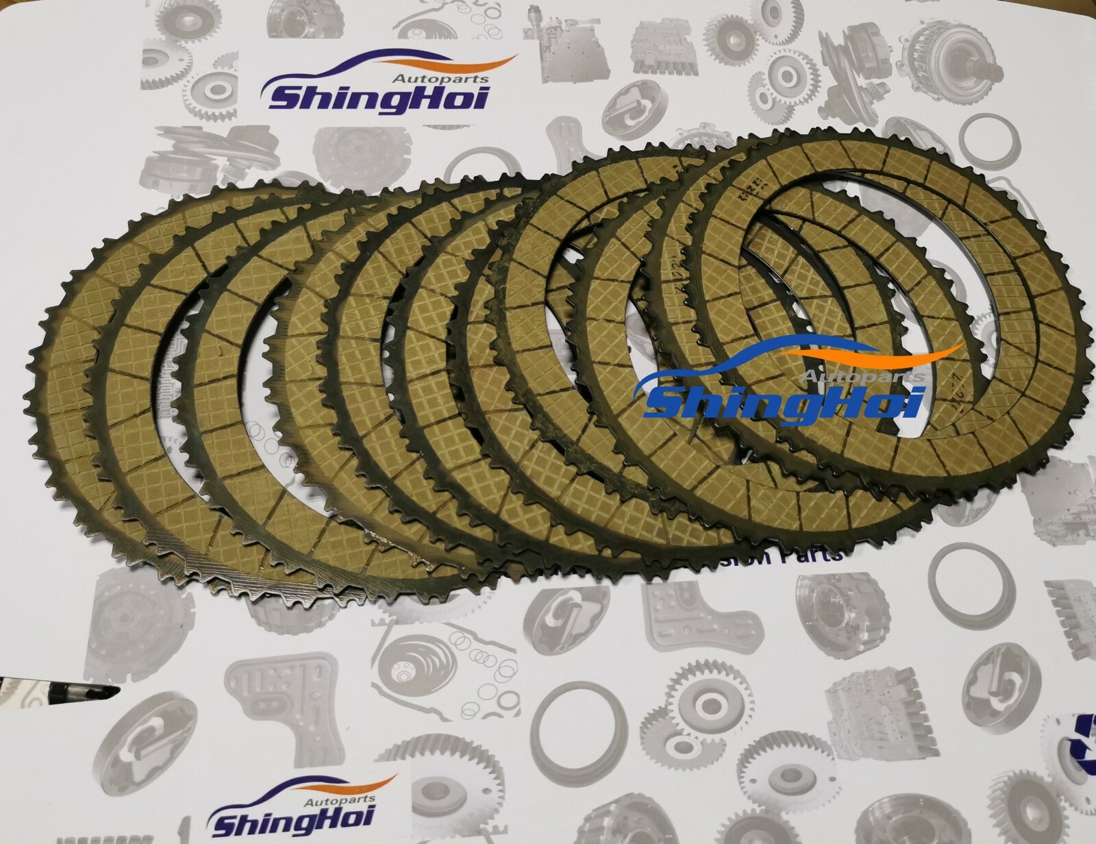 DL382 0CK DSG Transmission Clutch Friction Kit For Audi A4 B9 A6 C7 VW ...