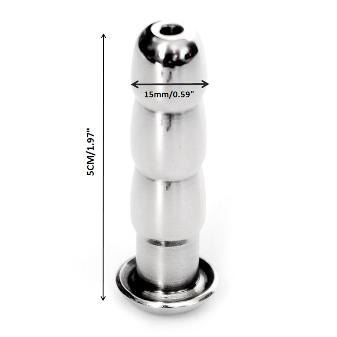 Male Triple Penis Dialtor Plug Stainless Steel Sounding beads Plug 1.97 ...