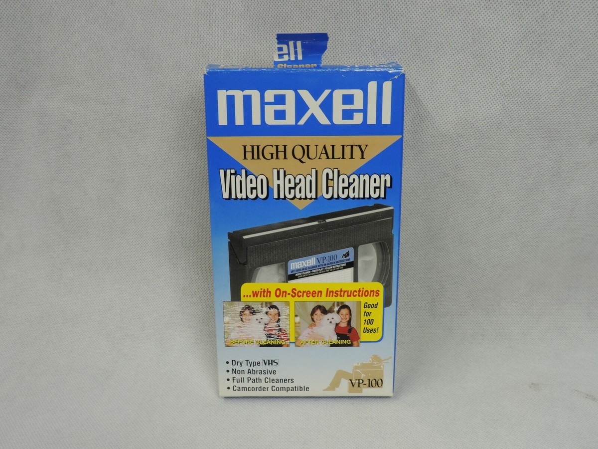 Vcr Player Vhs Maxell VCR Head Cleaner Camcorder Vhs Tape Player