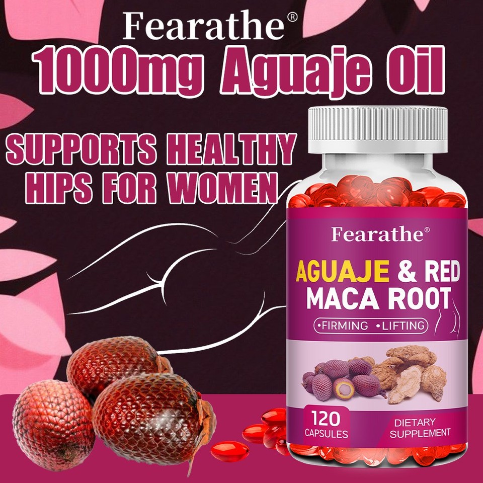 BIGGER BUTT capsules! aguaje + Maca Pills - Fast Female Body Growth-30 ...