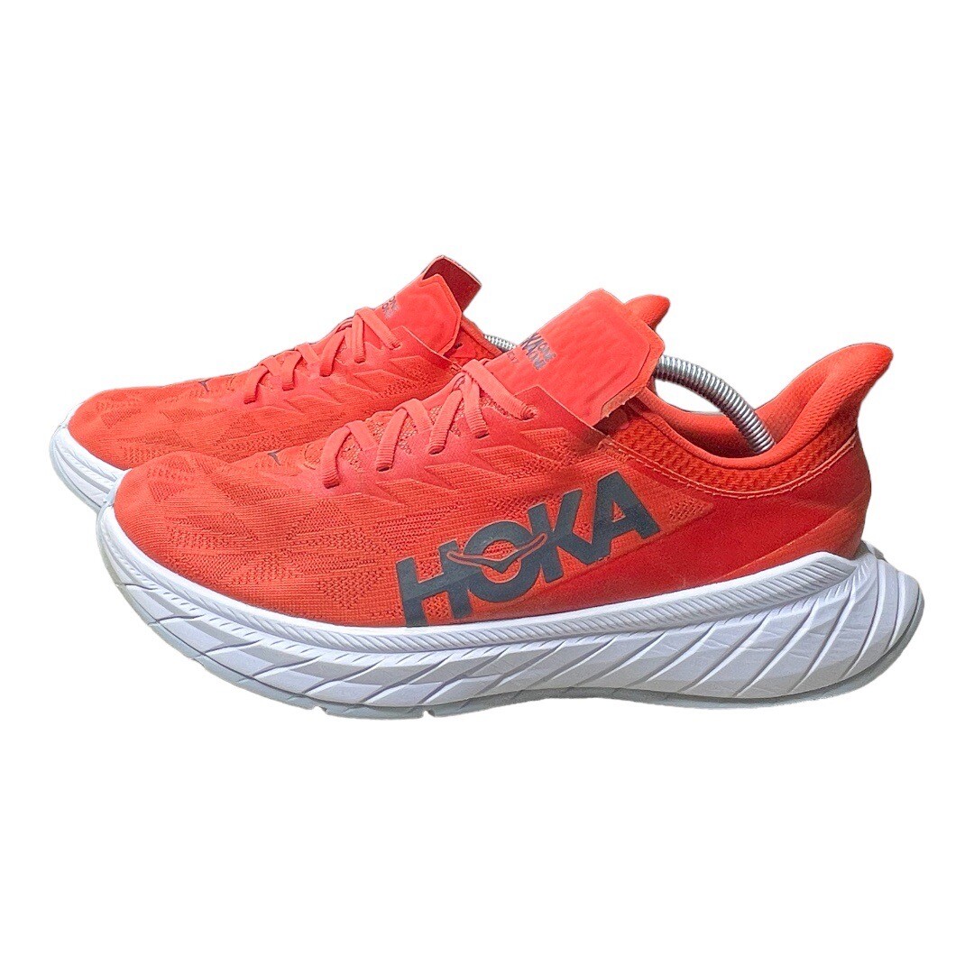 HOKA ONE ONE Carbon X 2 Mens Running Shoes, Red Size … - Gem