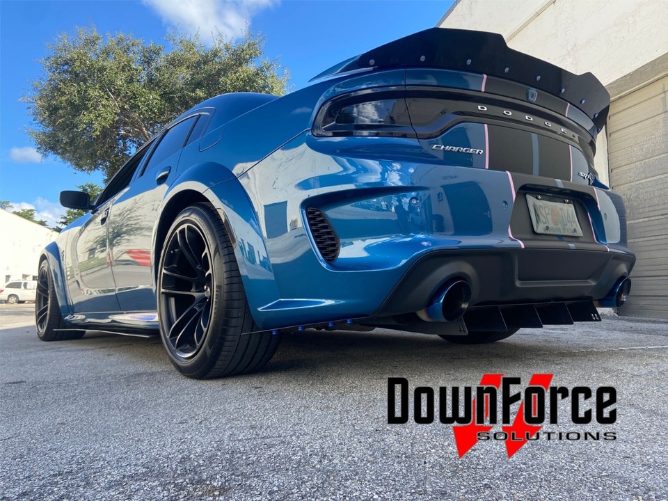 Downforce Solutions Dodge Charger Wickerbill Hellcat Widebody 2019-2023 ...