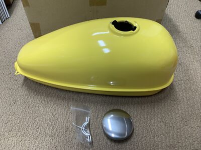 Nice Shape Original Whizzer “H” Gas Tank Vintage Patina Yellow | eBay