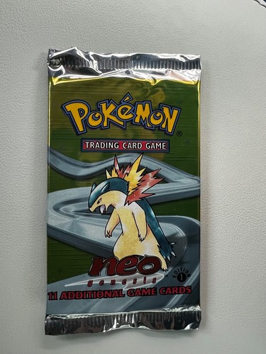Pokémon 1st Edition Neo Genesis Booster Pack - Sealed - Typhlosion ...