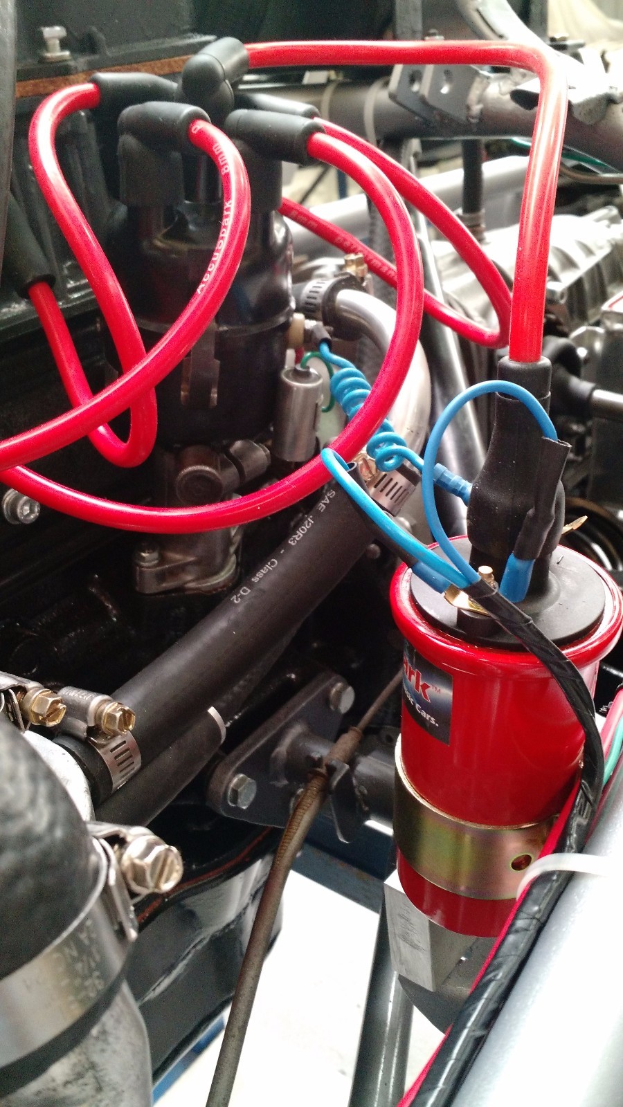 AccuSpark Classic 3 Ohm Non-Resistor Sports Ignition Coil with Bracket ...