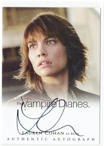 Vampire Diaries Season 2 Autograph Card A15 Lauren Cohan as Rose ...