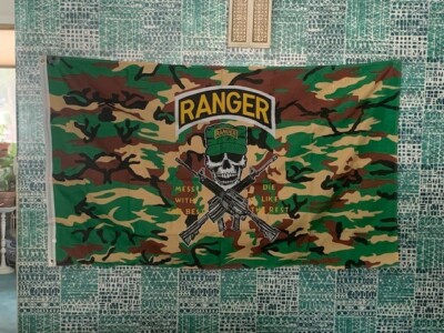 Vintage - RANGER Flag - 3'x5' - Camouflaged | eBay