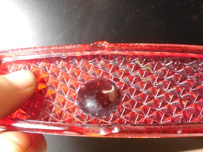 1941 - 1948 Chevrolet Red Rear Glass Tail Light Lens Griffin Model 82 ...