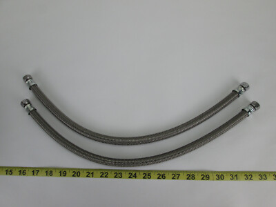 Pair / Set of 2 New NOS Delta Braided Polymer Hoses for Sink Faucet | eBay