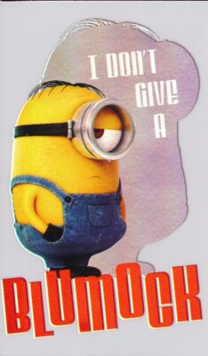 MINIONS THE MOVIE DOG TAG SINGLE HOLOFOIL STICKER CARD #26 FROM 2015 | eBay