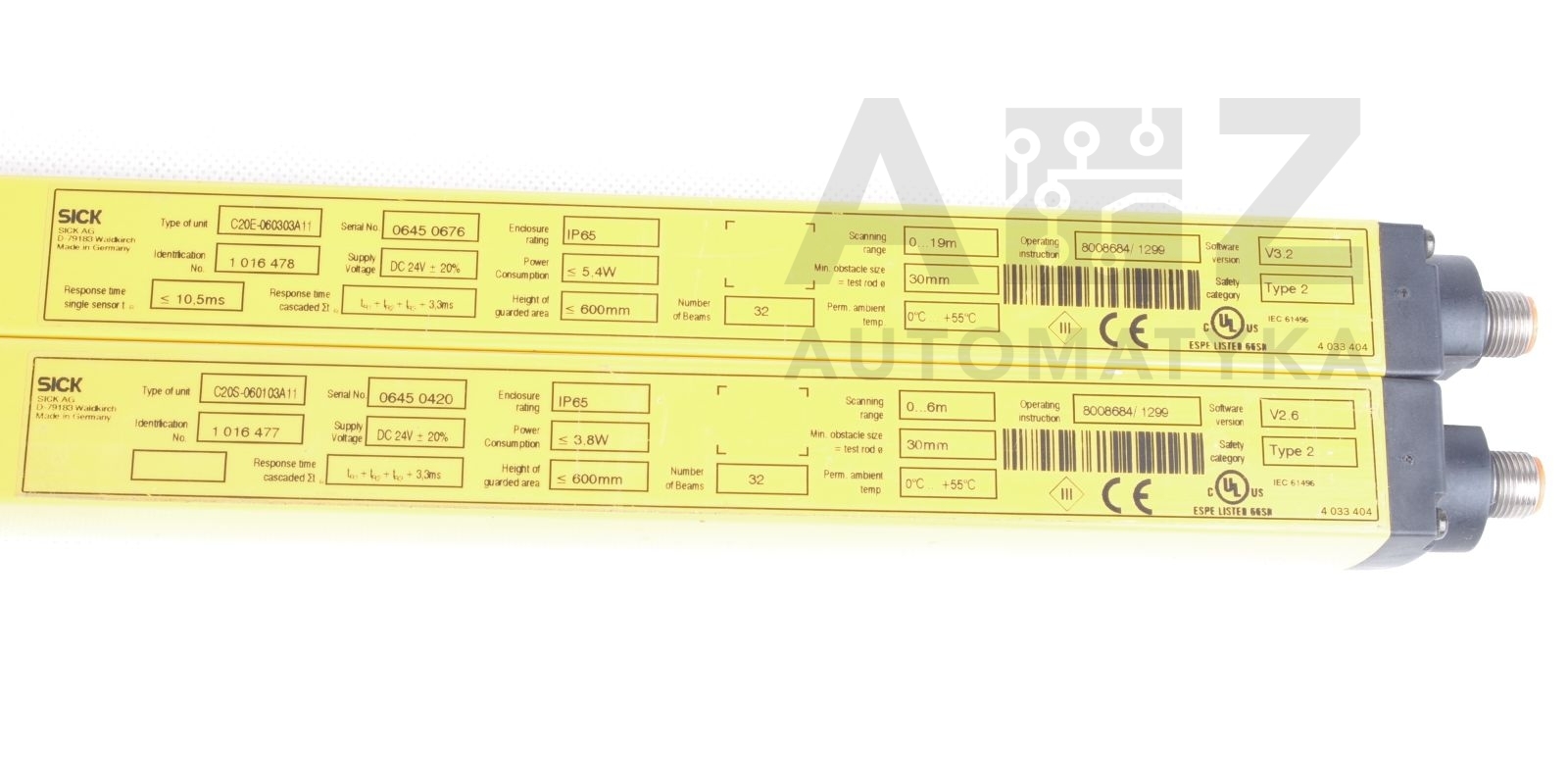 SICK C 2000 C2000 C20E-060303A11 + C20S-060103A11 C20E060303A11 ...