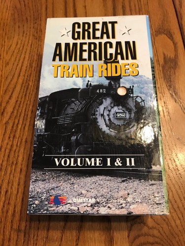Great American Train Rides Vol I & II (VHS, 1994, 2-Tape) Ships N 24h ...