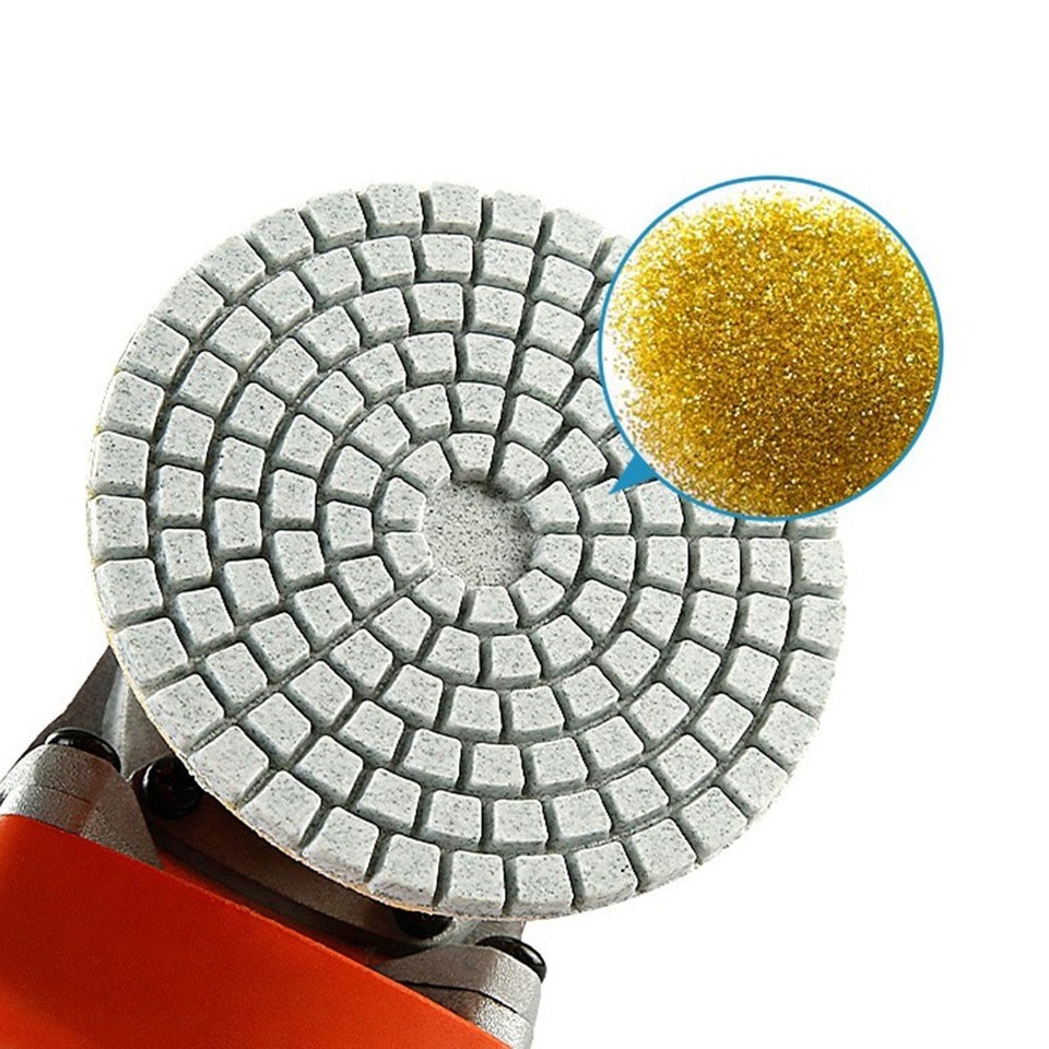 80mm3 For-Diamond Polishing Pad Wet Dry Buff Disc Abrasive For Marble ...