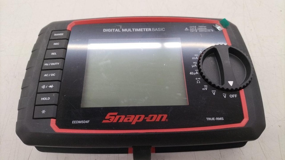Snap-on EEDM504F Autoranging Daylight Digital Multimeter Excellent | eBay