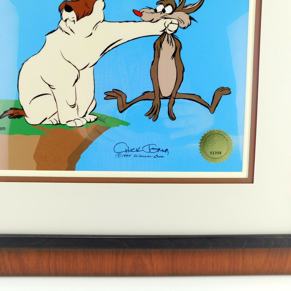LOONEY TUNES Sam and Ralph Chuck Jones Signed Warner Bros. Cel Limited ...