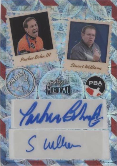 2024 Leaf Metal PBA - Pin Pals Parker Bohn III, Stuart Williams #PP-13 ...