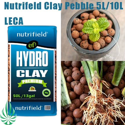 Hydroponics Nutrifield Germany Expanded Clay Ball Pebble Grow Medium LECA 5L 10L | eBay
