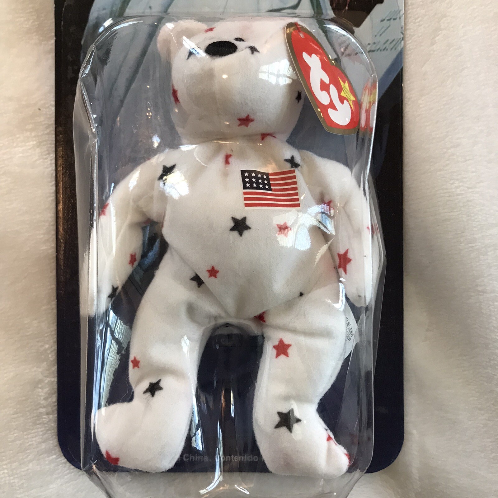 McDonald’s Original Ty Teenie Beanie Baby Glory The Bear With Errors | eBay