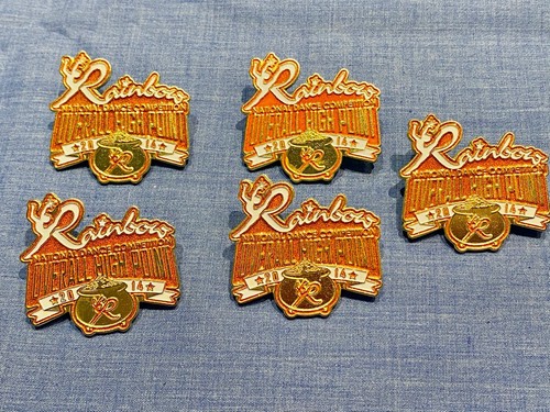 DANCE COMPETITION OVERALL HIGH POINT PIN BADGE BADGES 5 NEW RAINBOW ...