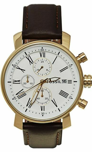 Fossil Rhett White Men's Watch - BQ1009 for sale online | eBay