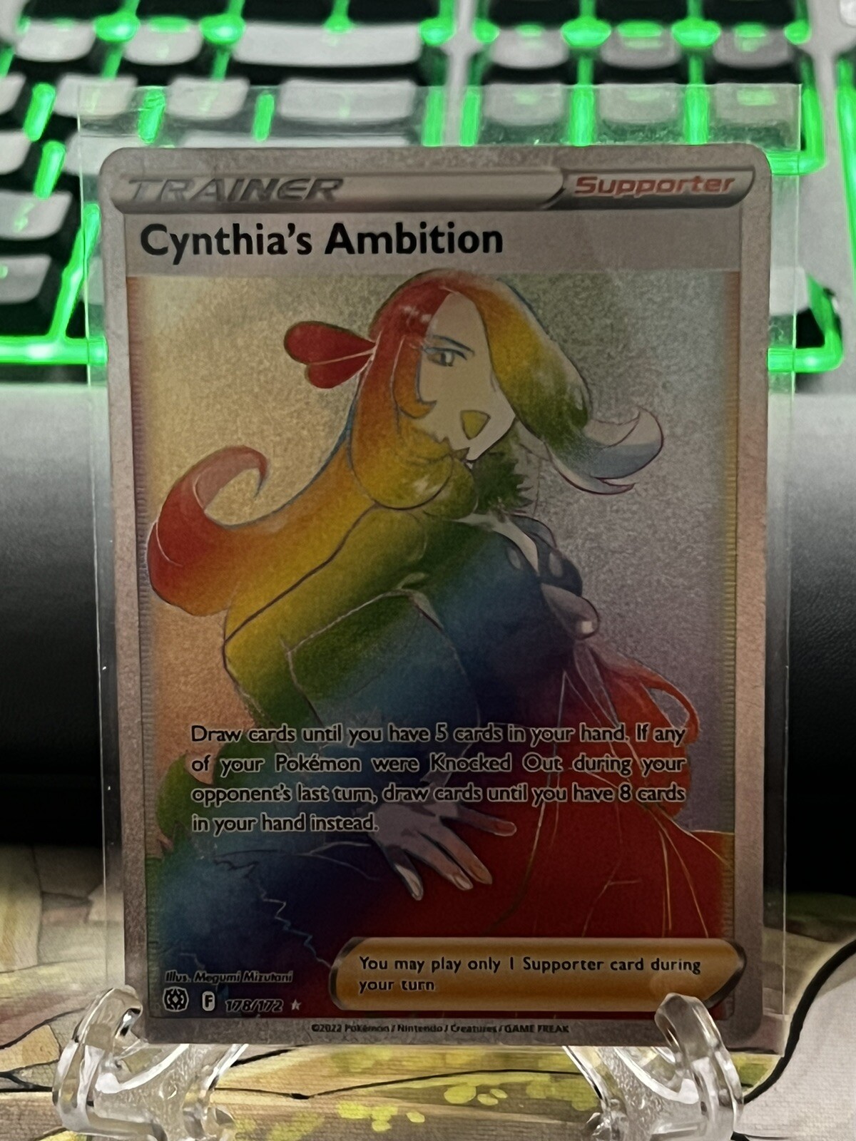 Pokémon TCG Cynthias Ambition Sword & Shield: Brilliant Stars 178/172 ...
