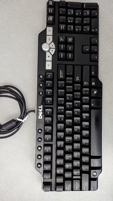 Dell SK-8135 USB Hub Wired, Multimedia Keyboard - Black for sale online ...