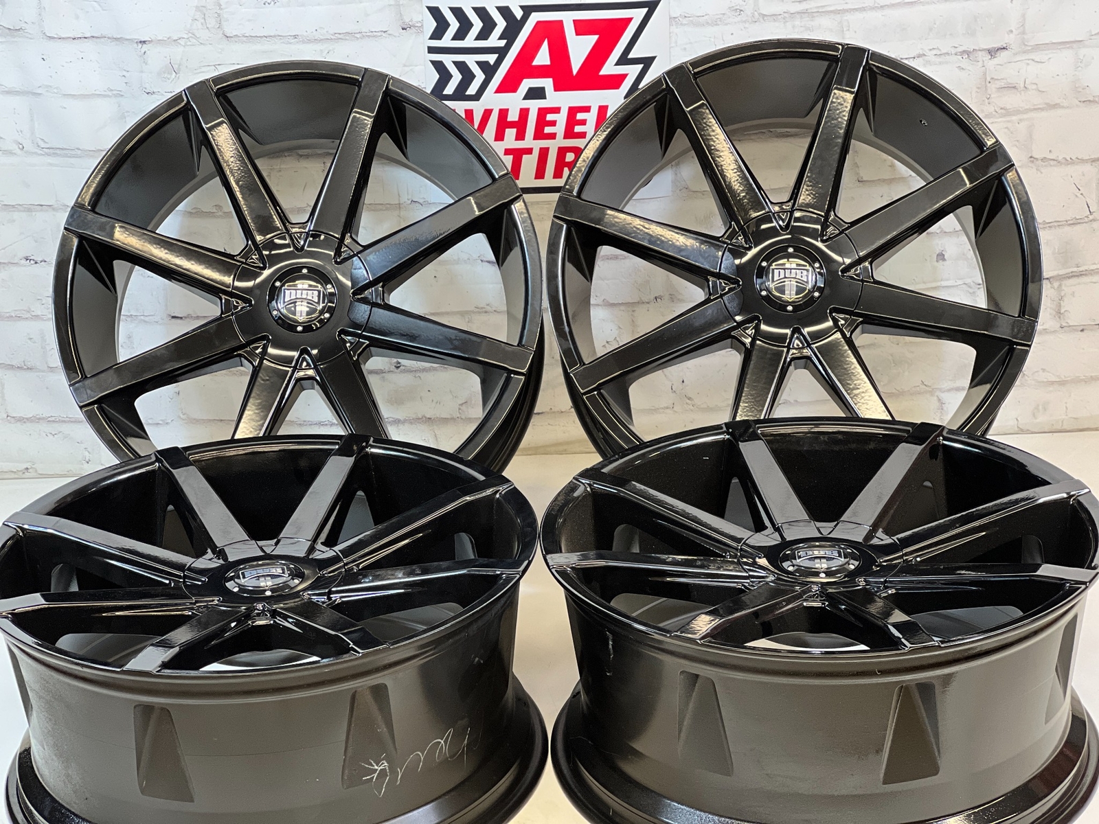 22" Inch DUB Wheels fit GMC Acadia Blazer Colorado 6x120 Set of 4 Gloss ...