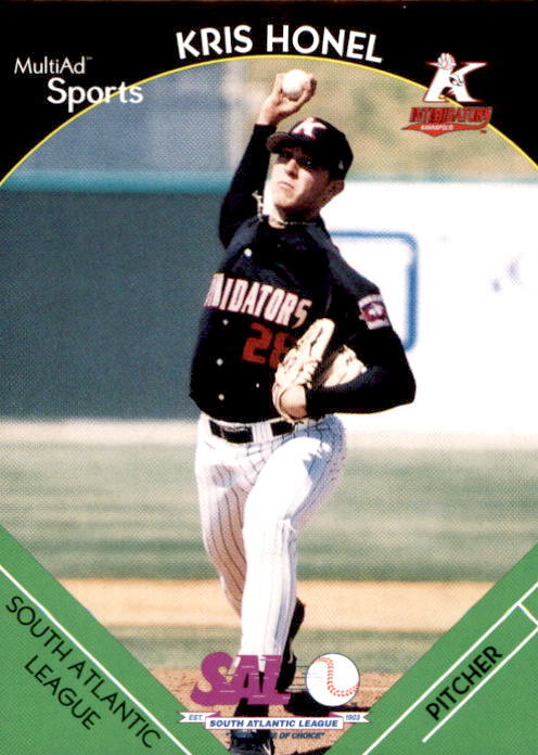 2002 South Atlantic League Prospects #16 Kris Honel Bourbonnais ...