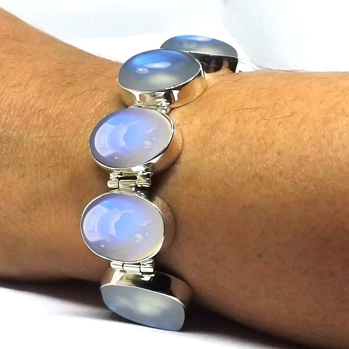 Genuine Rainbow Moonstone Bracelets